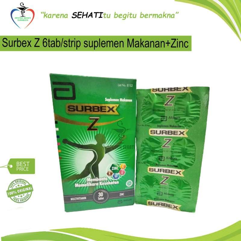 Promo Surbex Z Vitamin Dan Mineral Suplemen Daya Tahan Tubuh Diskon 7% ...