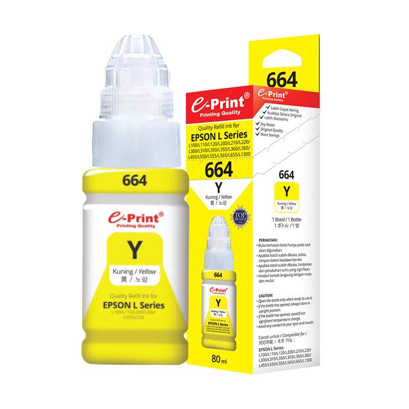 Promo E-print 664 Tinta Printer Epson L Series [80 Ml] - Yellow Diskon ...