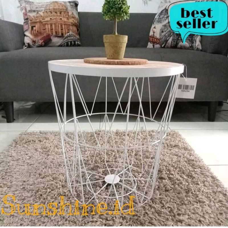 Jual Meja Topaz Informa / Meja Sudut / Meja Tamu Minimalis - Putih di ...