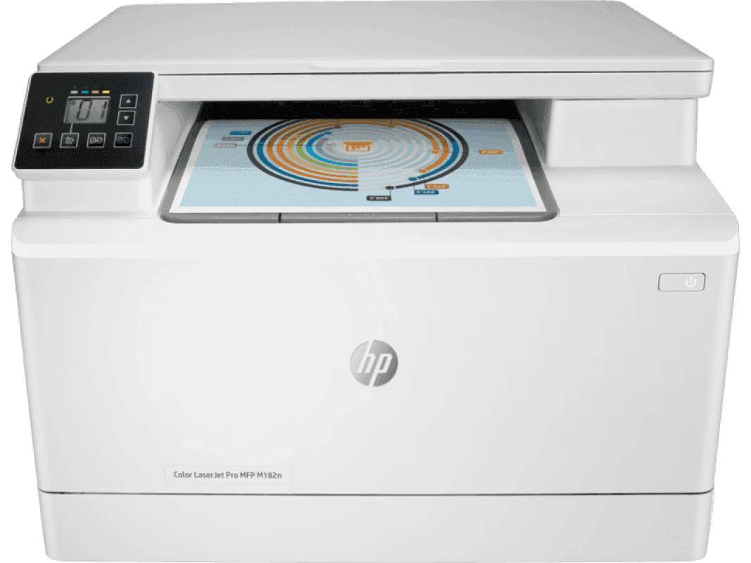 Jual Hp Color Laserjet Pro Mfp M182n Printer/color/print Scan Copy/wifi ...