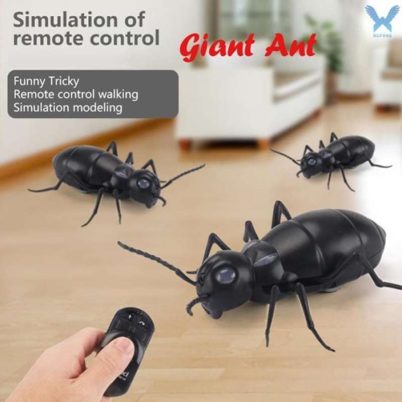 Jual Mainan Semut Hitam Raksasa Giant Ant Remote Control Serangga Di ...