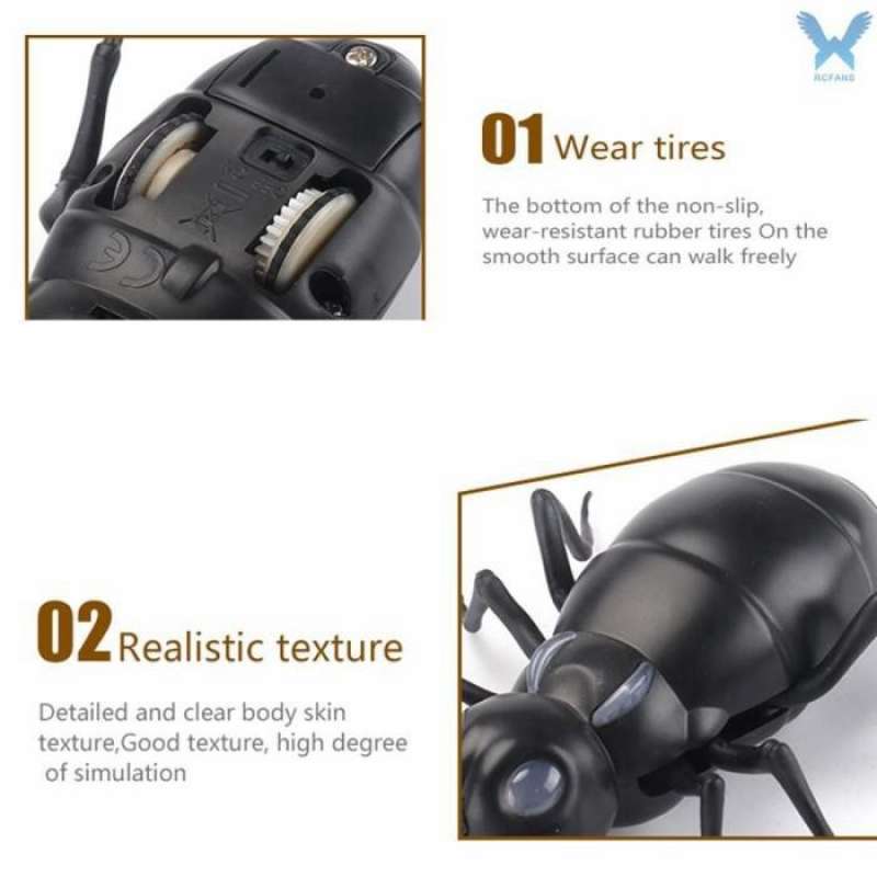 Jual Mainan Semut Hitam Raksasa Giant Ant Remote Control Serangga Di ...