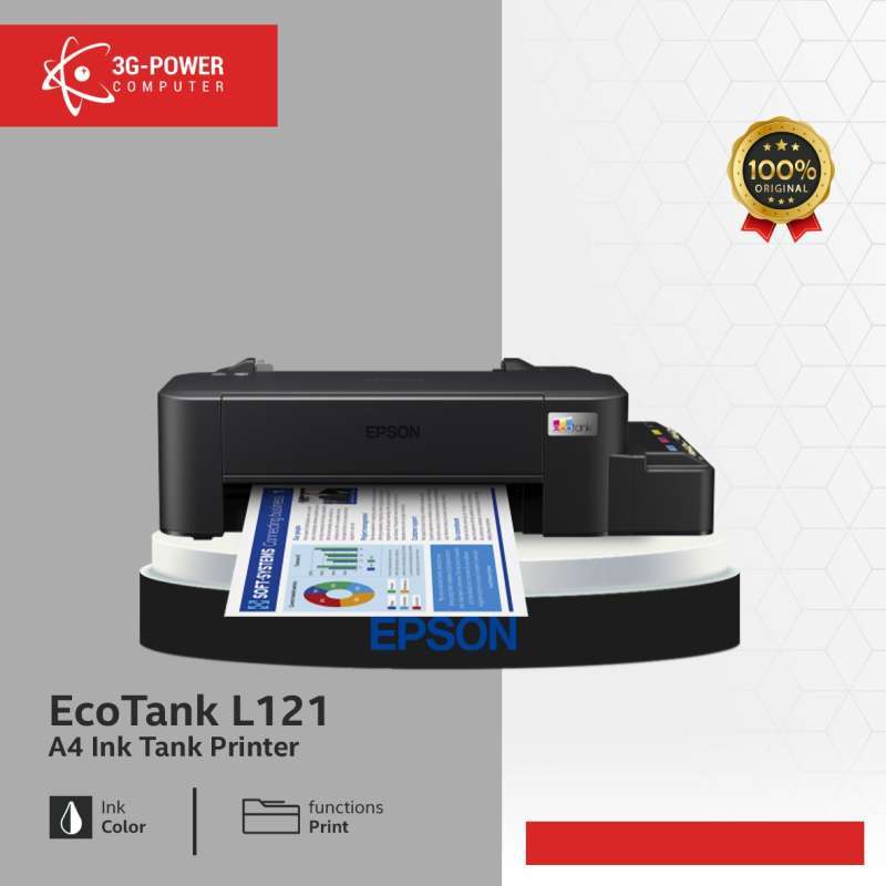 Promo Epson Printer L121 Inktank A4 Printer Diskon 24% di Seller 3G ...