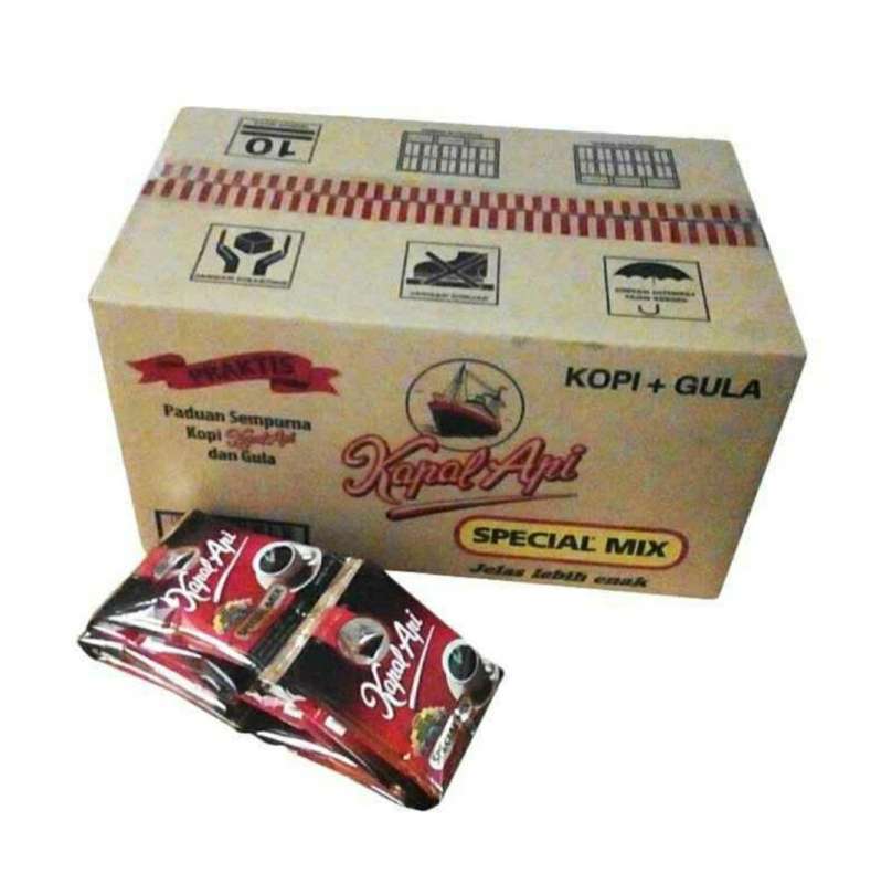 Jual kapal Api Special Mix { 25 gram 120 Sachet } 1 kardus di Seller ...