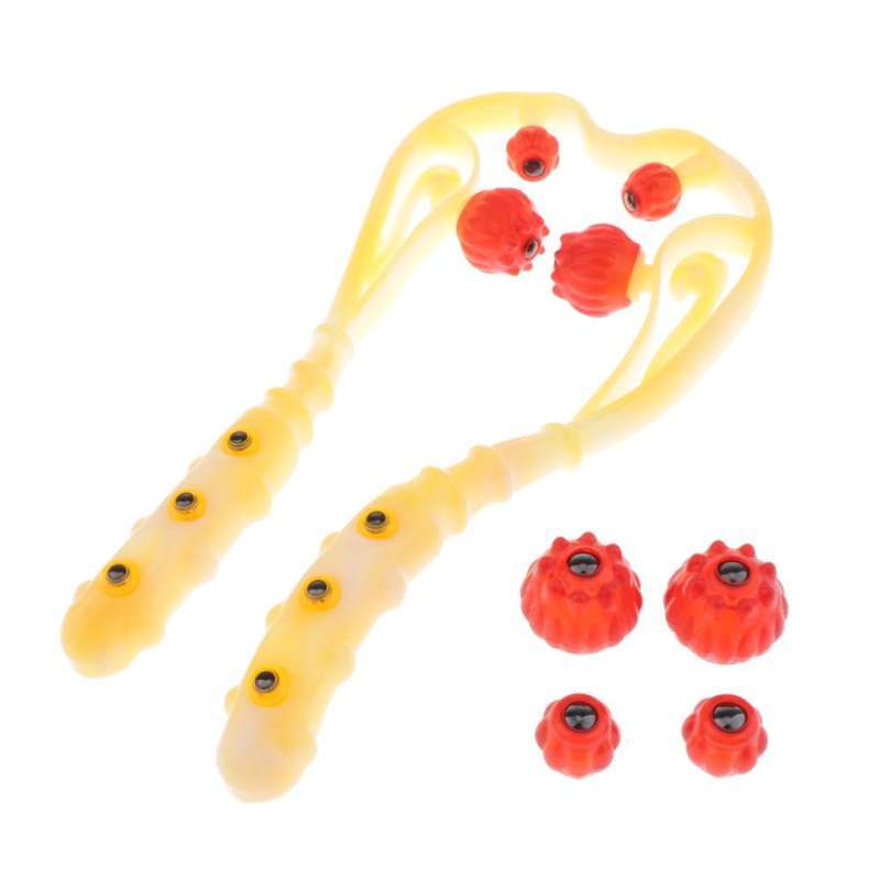 Jual 4 Ball Pp Manual Handheld Neck Shoulder Body Pain Stiffness Relief ...