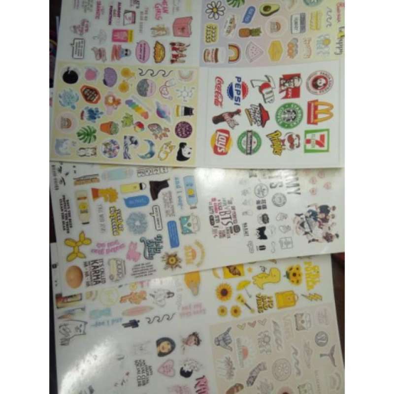 Jual Stiker Lucu Untuk Hiasan Hp Buku Novel Mengkilap Sticker - 04 ...