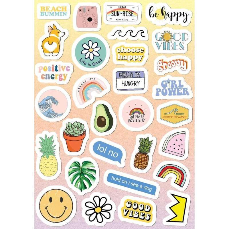 Jual Stiker Lucu Untuk Hiasan Hp Buku Novel Mengkilap Sticker - 04 ...