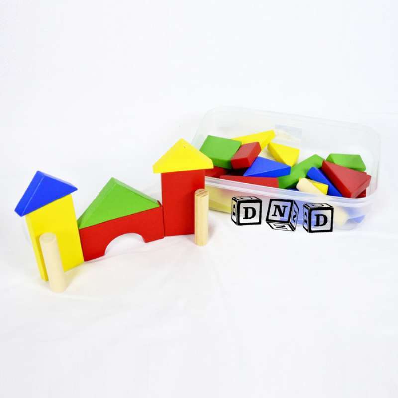 Jual MAINAN EDUKASI ANAK BALOK BANGUN KAYU CITY BLOK MDF WOODEN BLOCK ...
