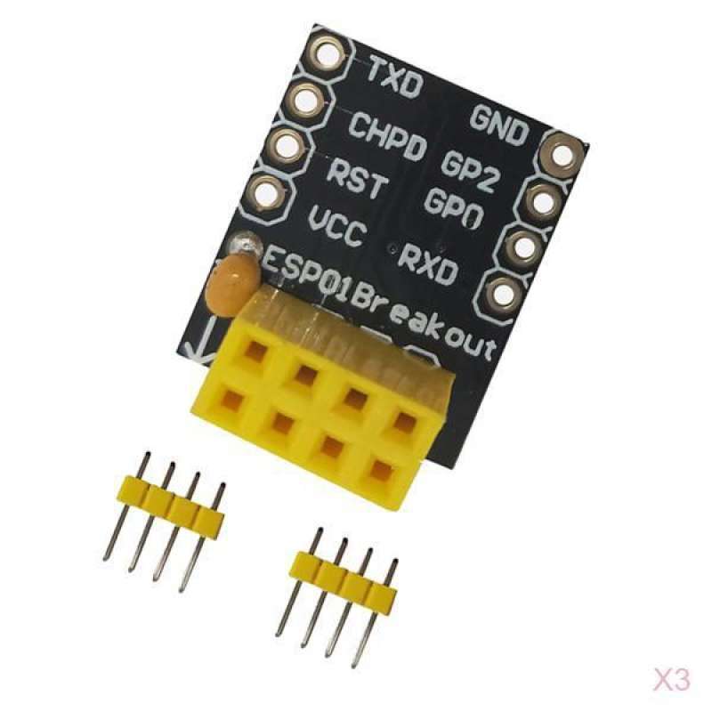 Jual 3pcs ESP01 ESP01S Breakout Breadboard Adaptor For Pin Board ...