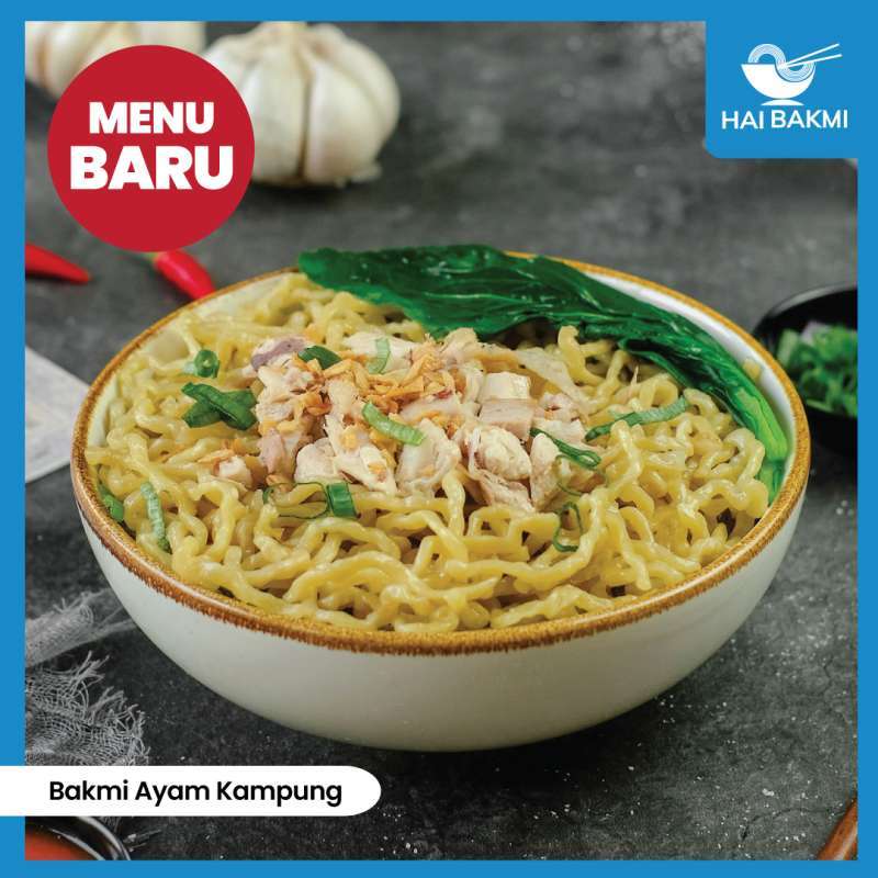 Jual Hai Bakmi - Bakmi Ayam Kampung / Bakmi Ayam Pek Cam Kee Frozen [Non Halal] - Mie Lebar di ...