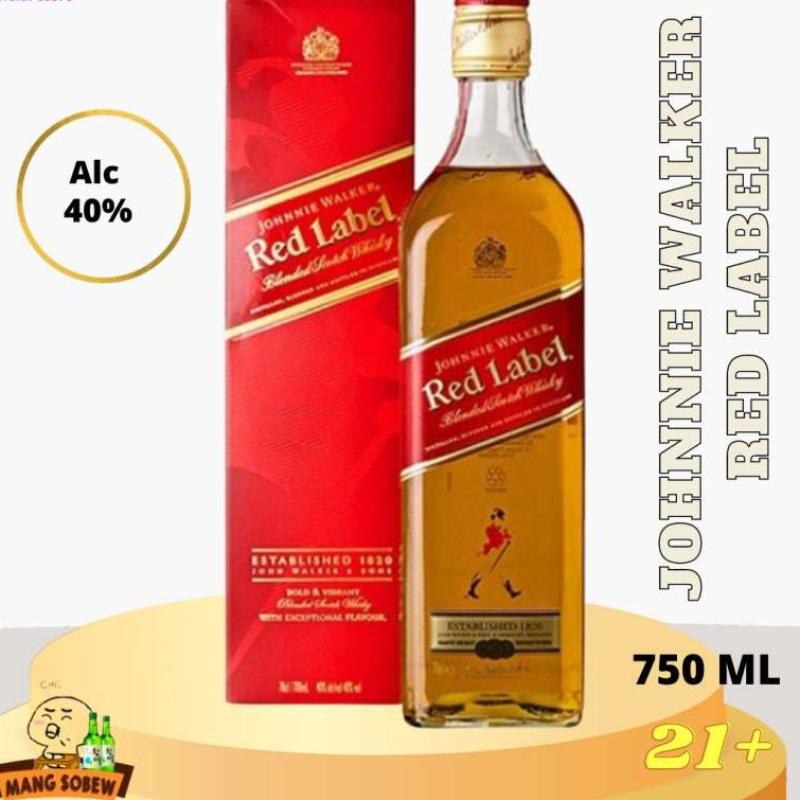 Jual Johnnie Walker Red Label - Blended Scotch Whisky 750 ML di Seller ...