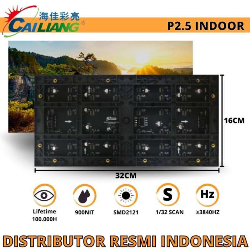 Jual Modul Panel Led P2.5 3840hz Indoor Videotron Talled Cailiang ...