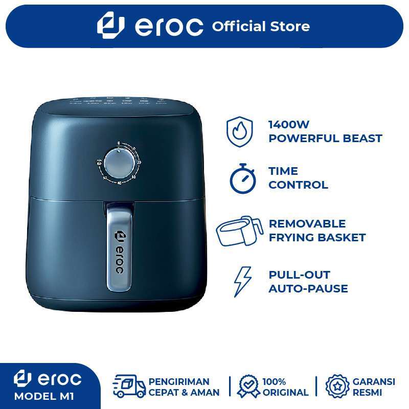 Promo EROC Air Fryer-Kapasitas 5.5 Liter - Mesin penggoreng tanpa ...