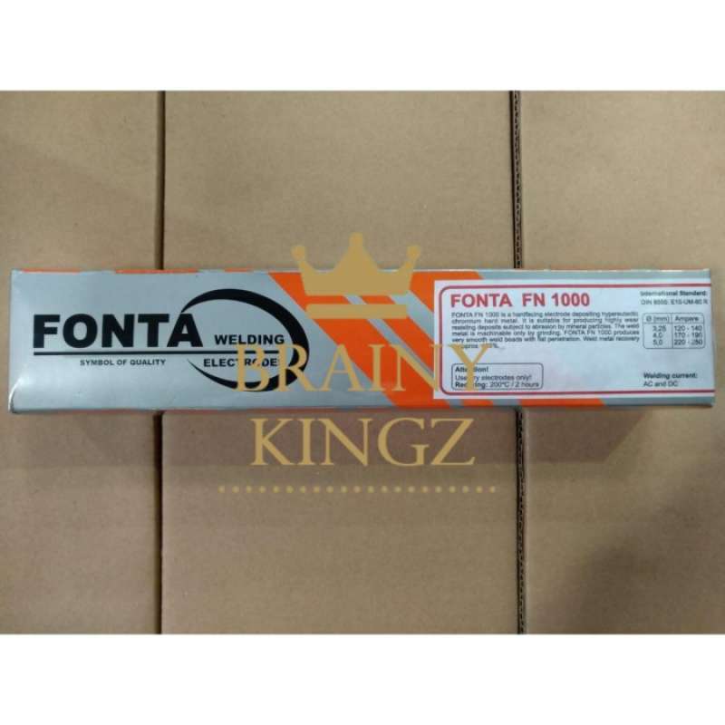 Jual Kawat Las Hardfacing FONTA FN 1000 uk 3.25mm - Multicolor di ...