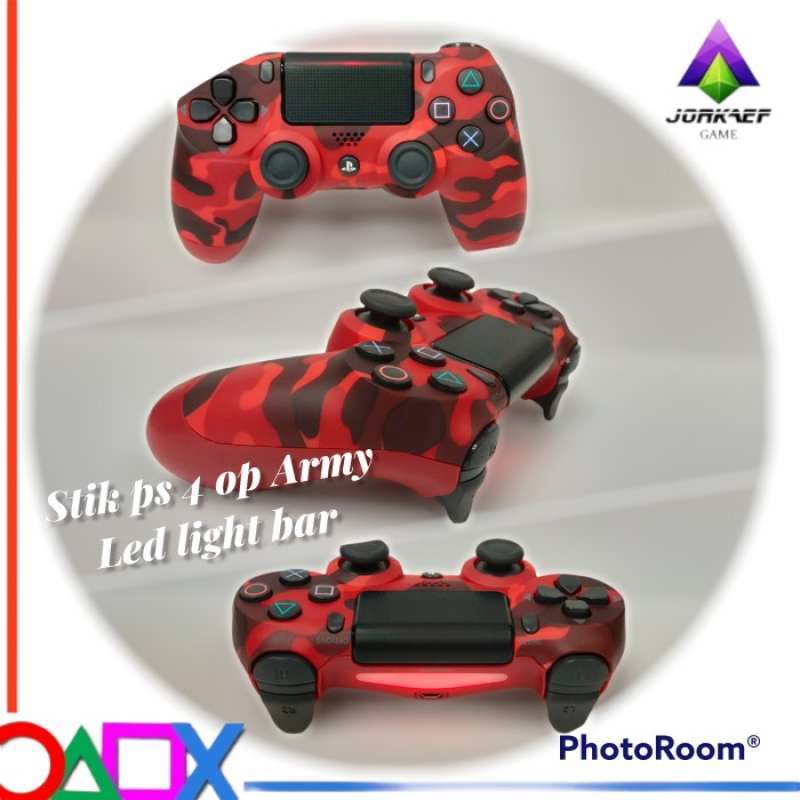 Jual STICK PS 4 / STIK PS4 / JOYSTICK PLAYSTATION 4 MOTIF ARMY - Putih ...