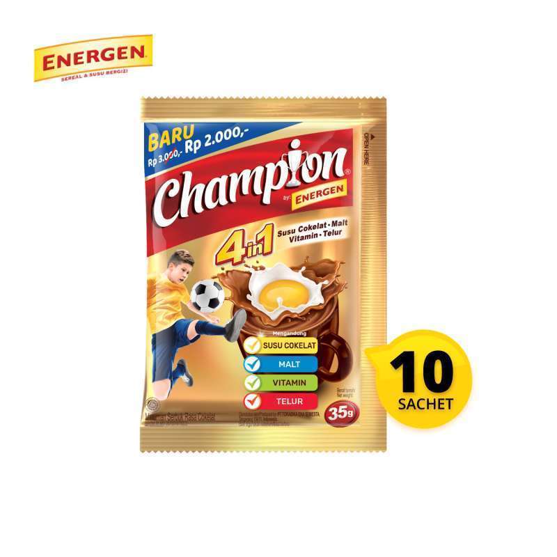 Jual Energen Champion 4 In 1 (1 Renceng / 10 Sachet) Di Seller Hasan ...