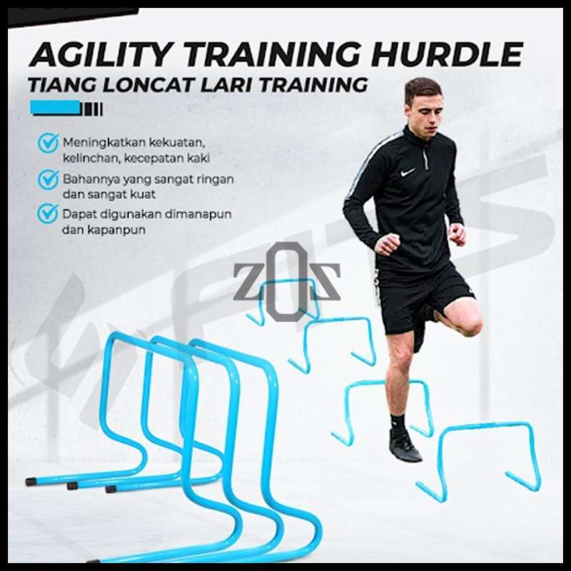 Jual Alat Latihan Agility Trainer Hurdle Tiang Sfidn Fits Loncat Lari - 15 Cm Yellow Di Seller ...