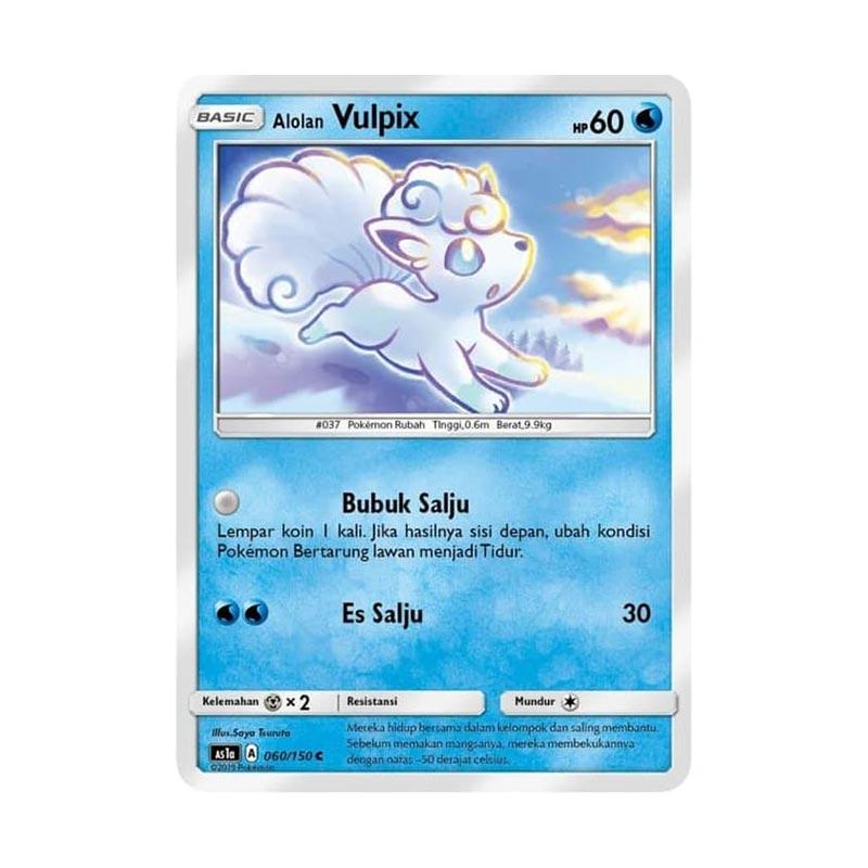 Jual Pokemon Indonesia Trading Card Alolan Vulpix AS1a 060-150 C di ...