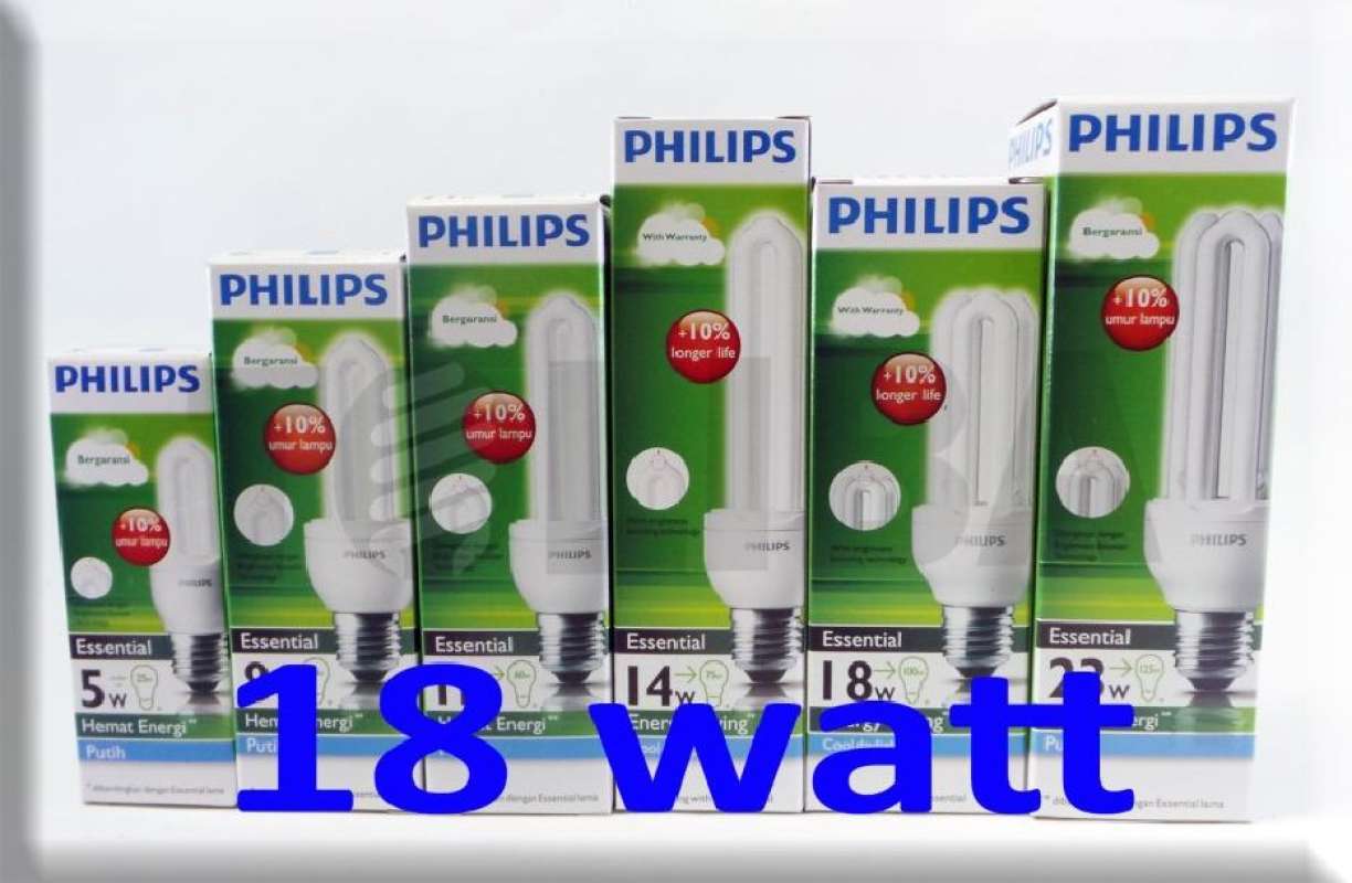 Jual Lampu Philips Essential 18w 18 Watt Putih Atau Kuning Di Seller ...