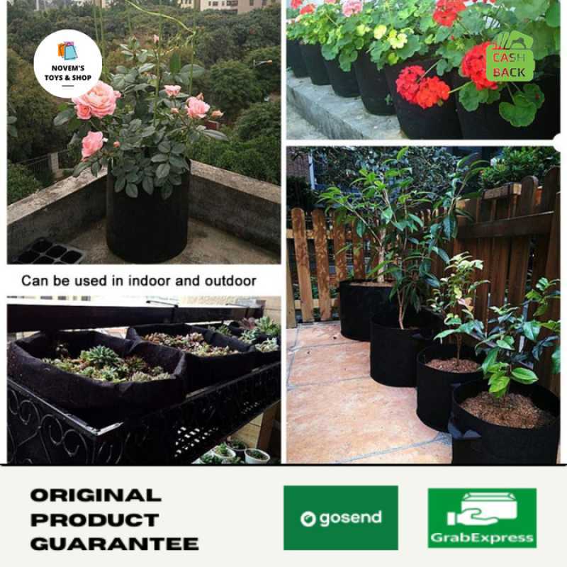 Jual POT TANAMAN JUMBO KAIN PREMIUM ASLI di Seller Zazastore - Kota ...