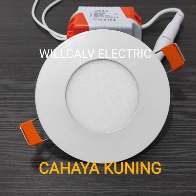 Jual LAMPU PANEL LED BULAT / DOWNLIGHT PANEL LED BULAT 2.5INCH 3W 3WATT ...