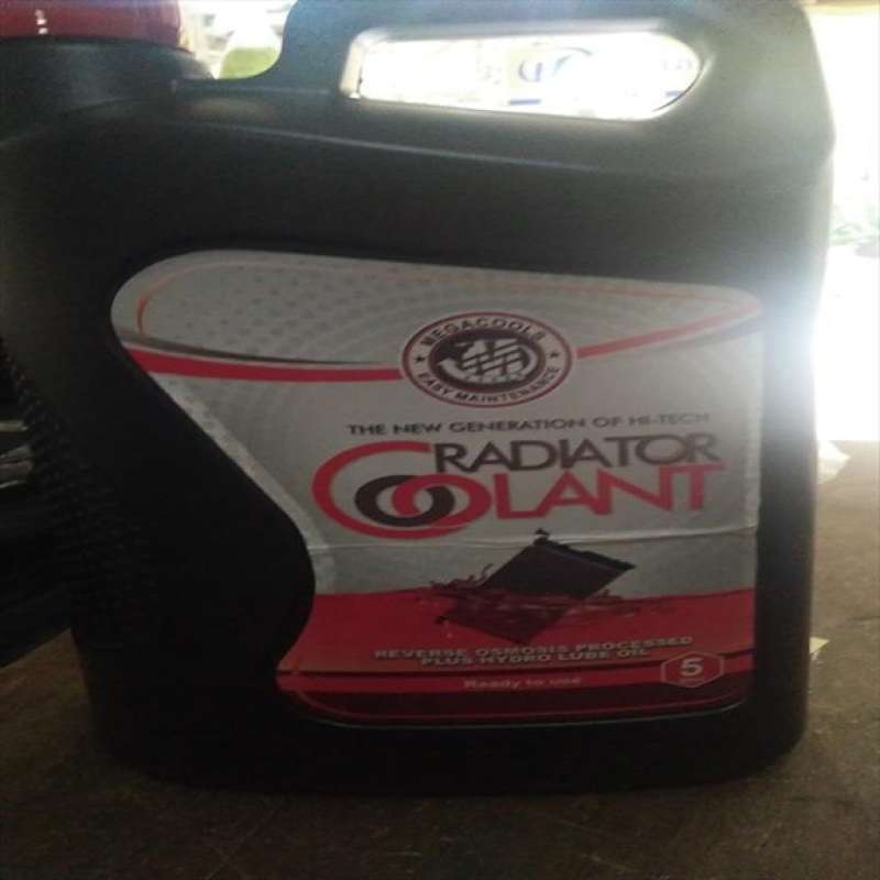 Jual Air Radiator Coolant Warna Merah MegaCools 5 Liter di Seller ...