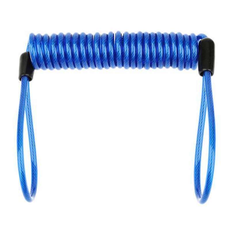 Jual 25xsteel Lanyard Spring Coil Wire Lock Safety Cable Lanyard Tether ...