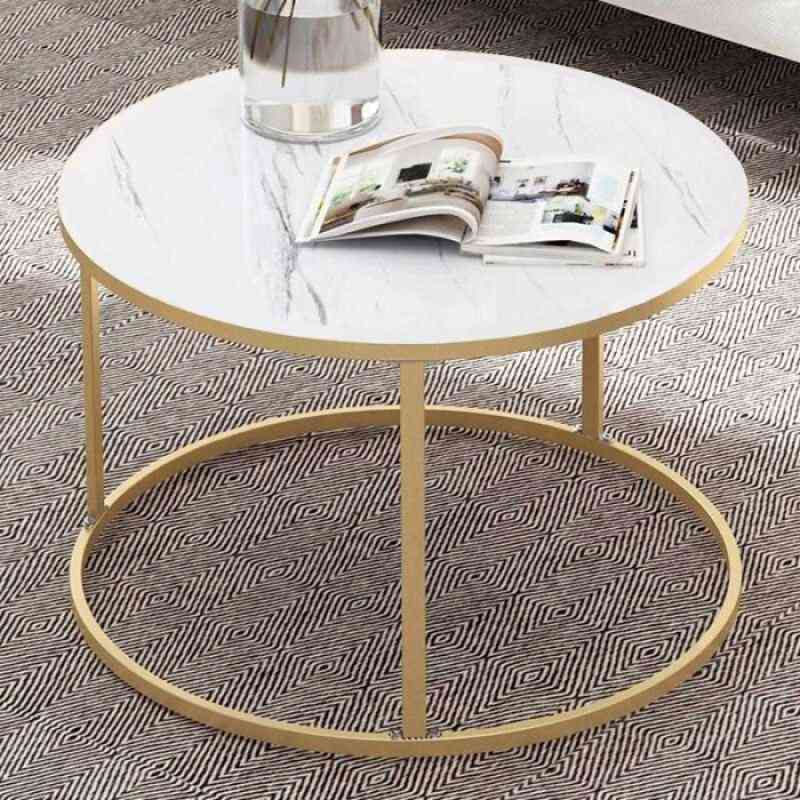 Jual Gekko Meja Sofa Side Table Marbel European Style Round Di Seller ...