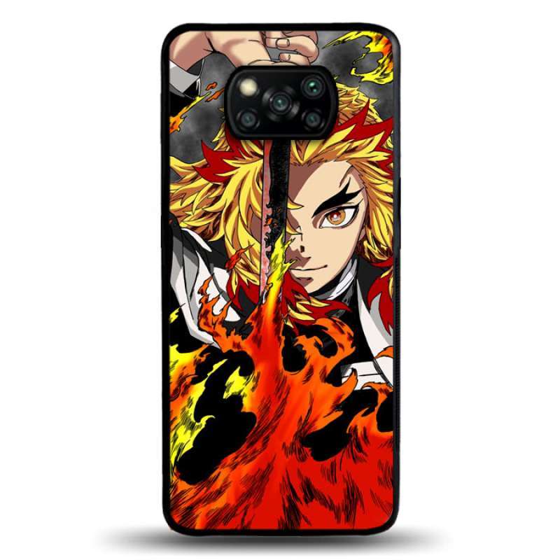 Promo Case Casing Pocophone X3 Kyojuro Rengoku Kimetsu no Yaiba BO0037 ...