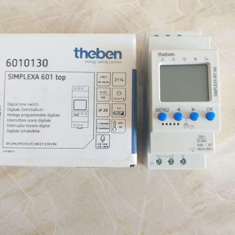 Jual Digital Timer Theben Simplexa 601 Top di Seller Berkah_ shop ...