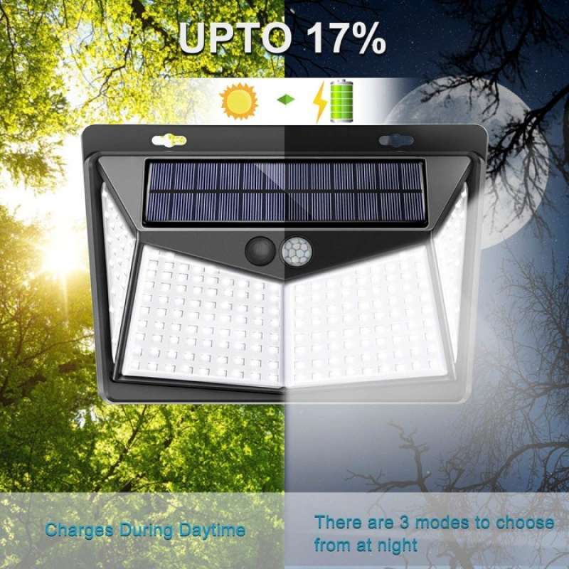 Jual Lampu Solar Panel Surya Sensor Gerak Outdoor Waterproof Led Taman ...