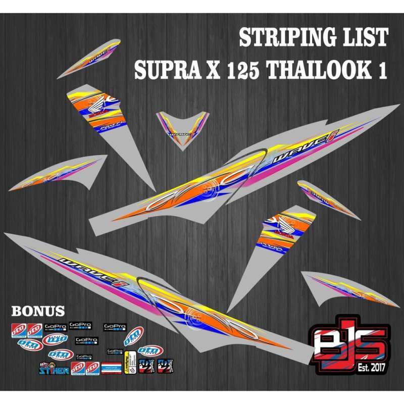 Promo decal / stiker sticker / striping sticker bahan hologram ...