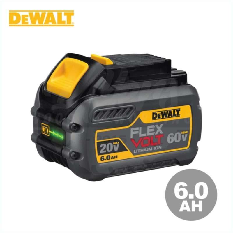 Jual Dewalt Dcb606 20/60V (18/58V) Max Flexvolt 6.0Ah Battery Kode 075 ...
