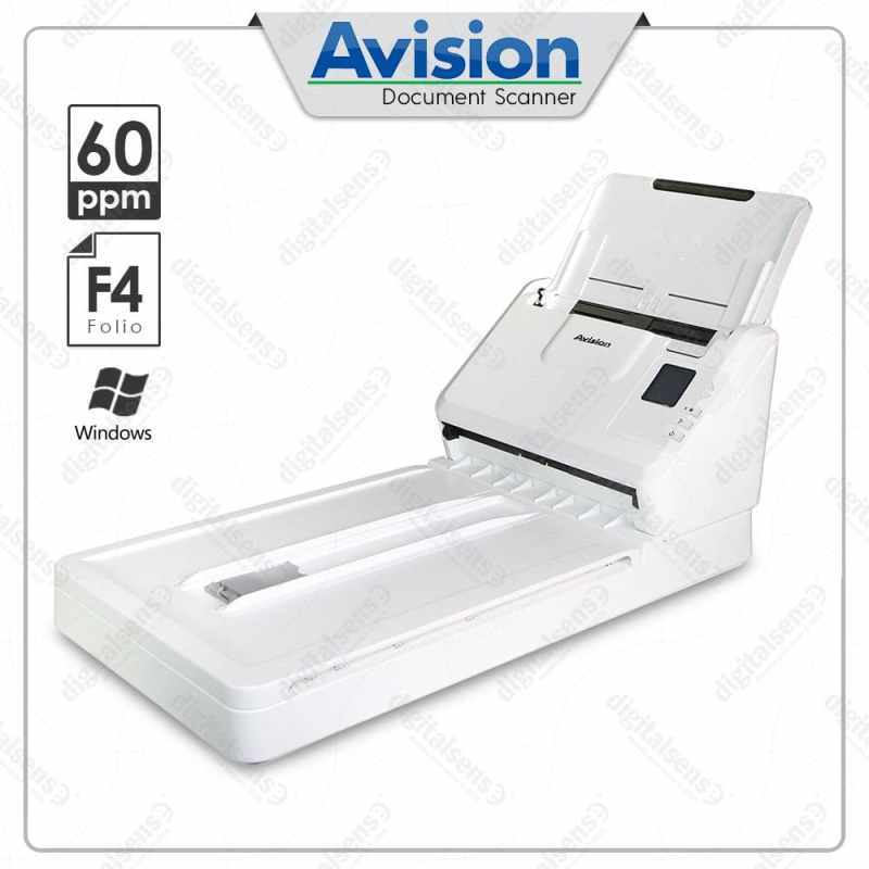 Jual Scanner Avision AD340GF (Ultrasonic -Flatbed+ADF- 40 PPM- A4/F4 ...
