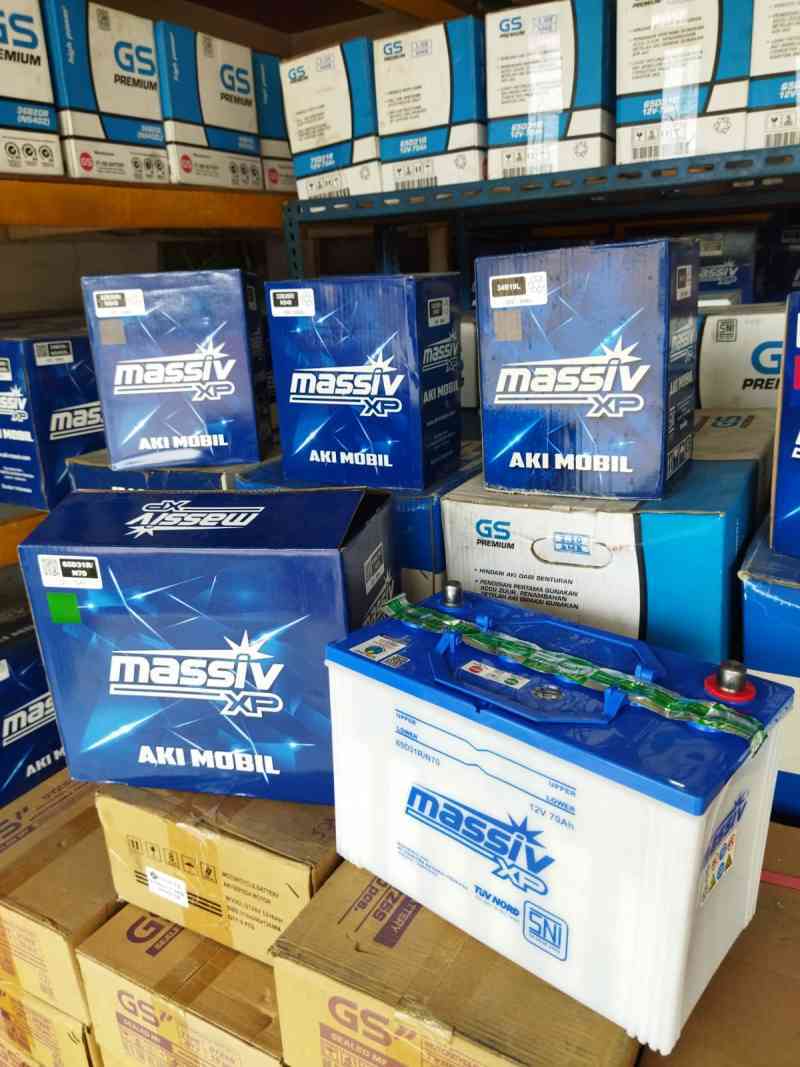 Jual Accu/ aki mobil basah massiv xp n70 12v 70ah 65d31r di Seller Raja aki mulia - Batu Jaya-3 ...