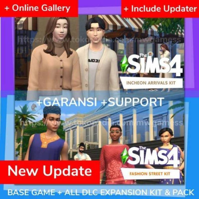Jual The Sims 4 Incheon Arrivals & Fashion Street Kit Incl Base Game ...