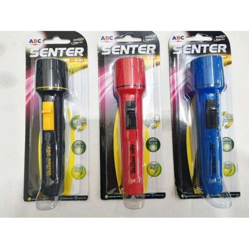 Jual Senter LED ABC Kecil Baterai Ukuran AA di Seller Mamoshop - Sunter ...