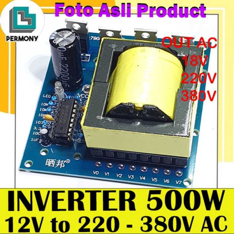 Jual 500w Inverter Module Transformer Power Dc 12v To Ac 220v Modul Di ...