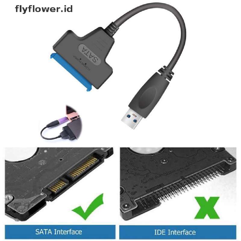 Jual FREE ONGKIR [FLY] USB 2.0 To SATA 22 Pin Laptop Hard Disk Drive ...