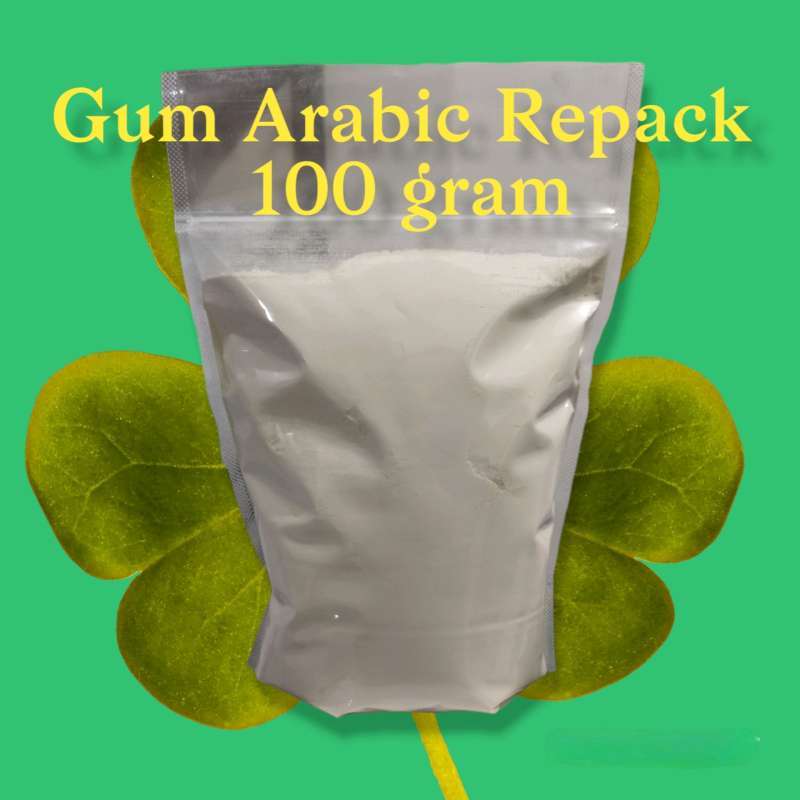 Jual Gum Arabic Powder 100 Gram / Bubuk Gum Arabica / Gom Arab / Gum ...