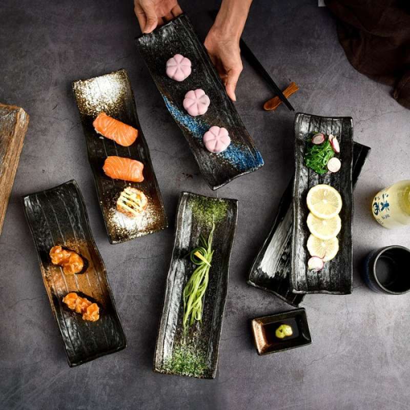 Promo Japan Series Sushi Long Plate 11 Inchi / Piring Makan Sushi ...