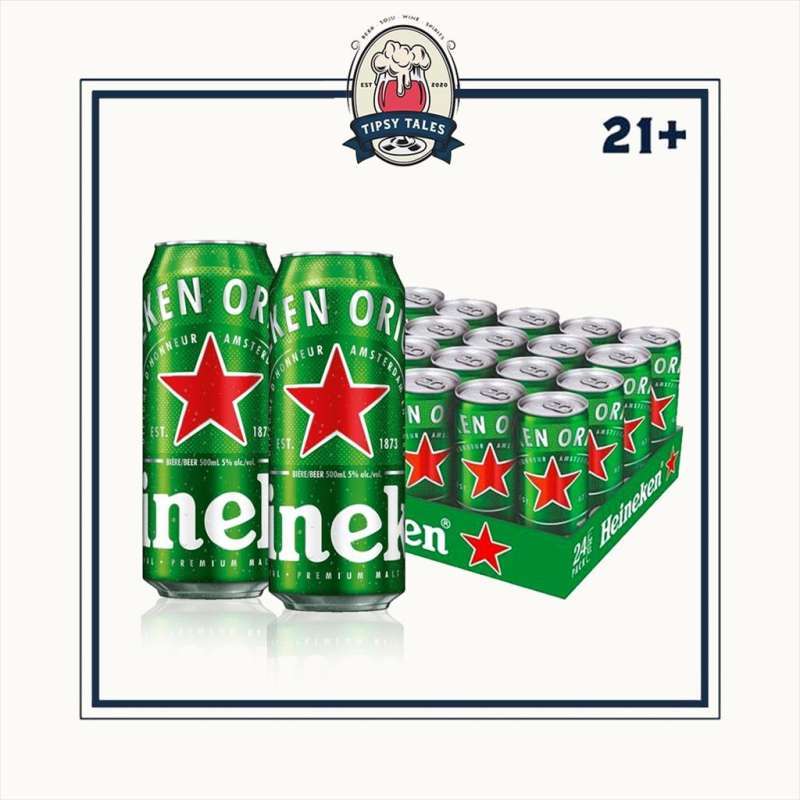 Jual Heineken Beer Kaleng 1 Dus Terdekat 🏷️ - Promo "PELANGGANBARU-20K"