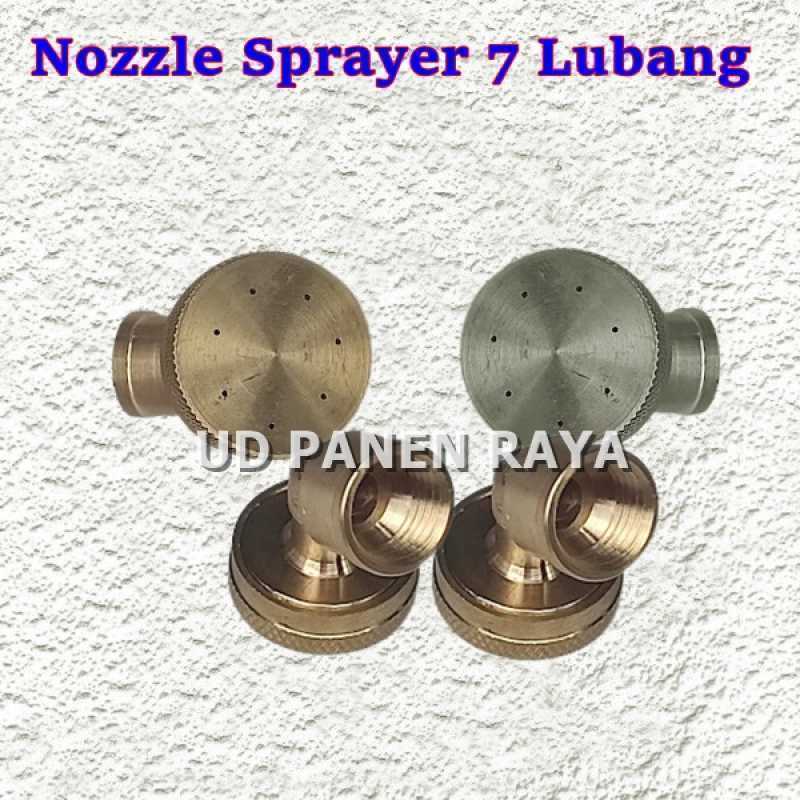 Jual Nosel Spuyer 7 lubang Nozzle Sprayer Bengkok Alat Pucuk Semprotan ...