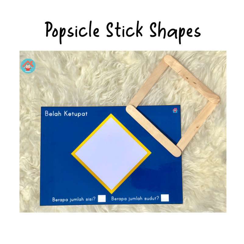 Jual Belajar Berbagai Bentuk Data Dengan Stik Es Krim Popsicle Stick ...