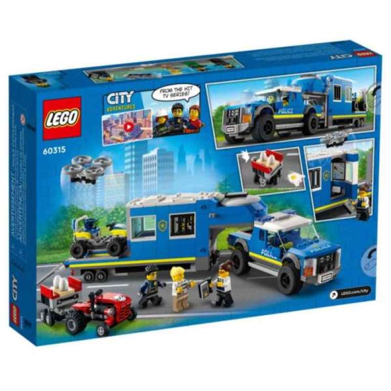 Promo Lego City 60315 Police Mobile Command Truck Egg Launcher Multi ...
