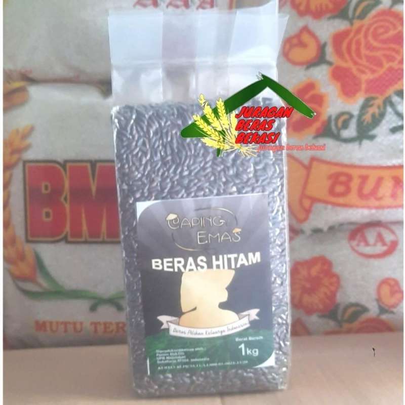 Jual BERAS HITAM ORGANIK 1KG di Seller JURAGAN BERAS BEKASI ...