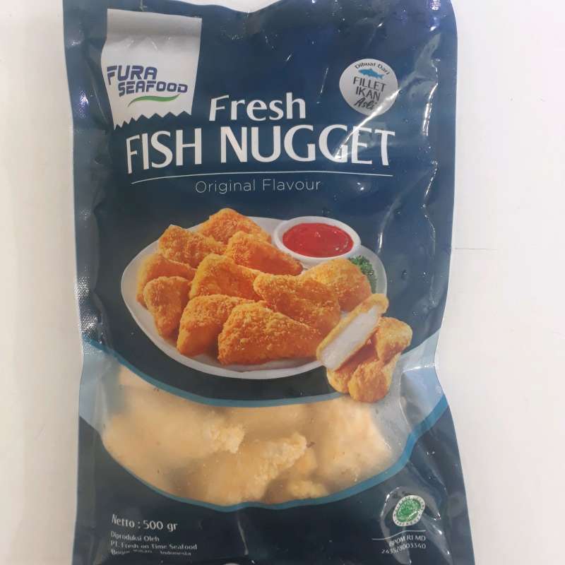 Jual Fura Fresh Fish Nugget 500g Dibuat Dari Fillet Ikan Asli Halal Di ...