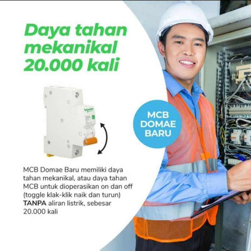 Jual Schneider Electric New Domae Mcb 25a 1p - Domf01125 C25 Mcb Di Seller Rs Listrik Rumah ...