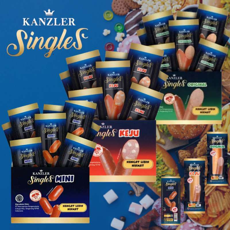Jual Kanzler Sosis crispy chicken nugget FRANKFURTER bratwurst sosis ...