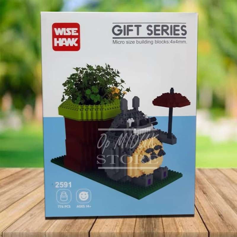Promo NANOBLOCK TOTORO WITH PLANT LEGO BRICKS MY NEIGHBOOR TOTORO ...